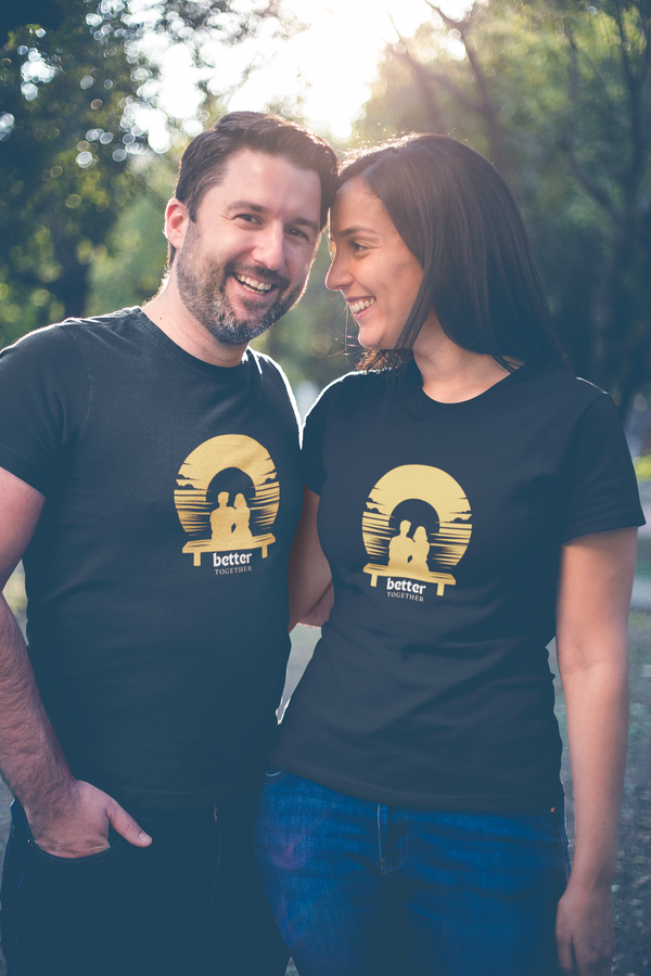Better Together Couple T-Shirts | Matching Cotton Tees | Eco Vira